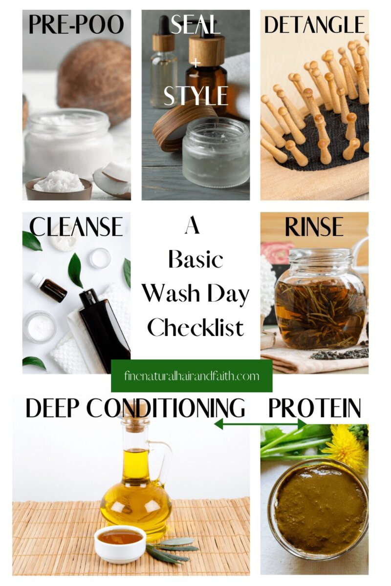 Free Wash Day Checklist for an Effective Wash Day Routine