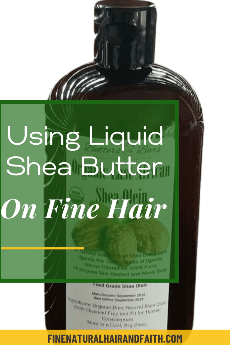 Using Liquid Shea Butter on Fine Hair for Better Results