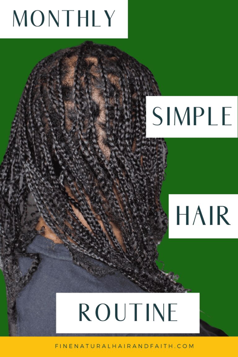Simplified Hair Care Routine for July 2021 | Fine Natural Hair