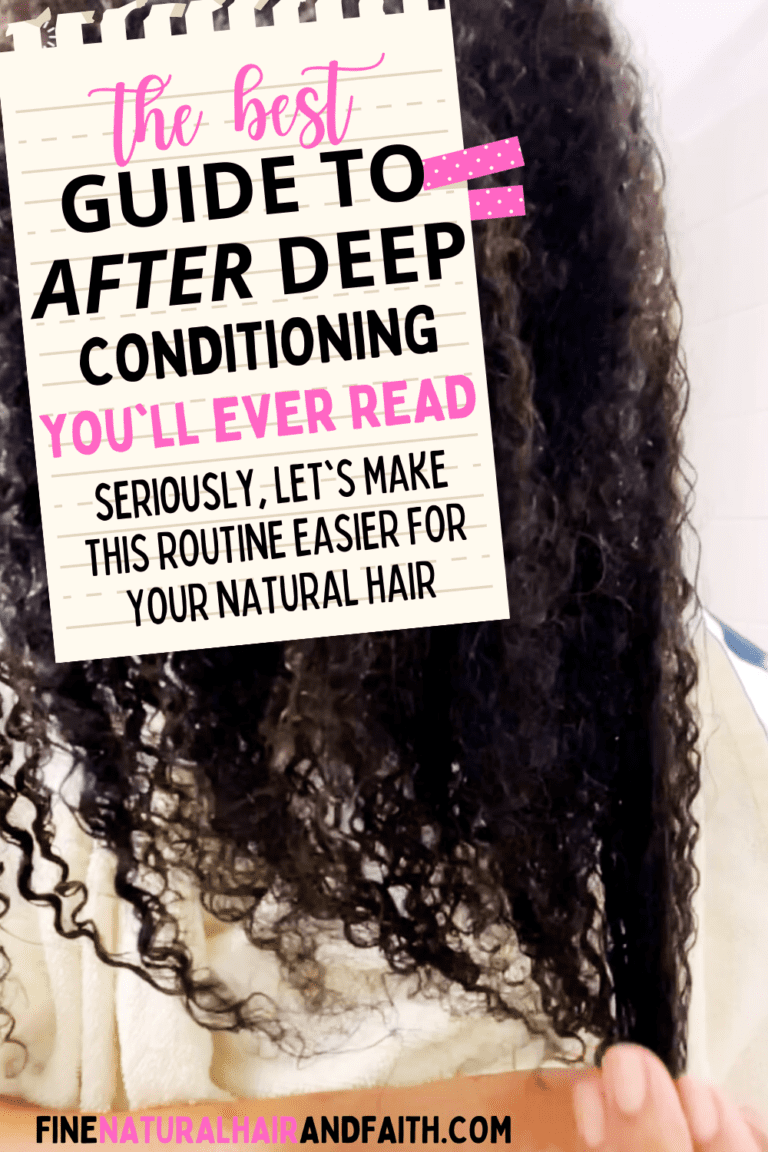 Guide: What to Do After Deep Conditioning Your Natural Hair