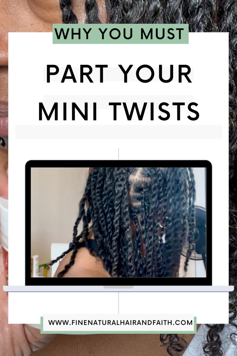 How to Get the Best Looking Mini Twists with Clean Parting – Fine ...